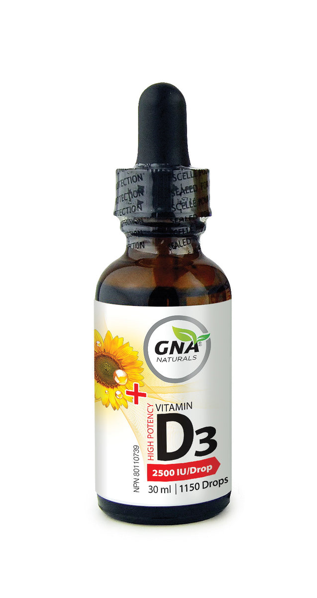 Vitamin D3 Drops 2500 IU Liquid Drops (30 ml / 1150 Drops) – gnanaturals